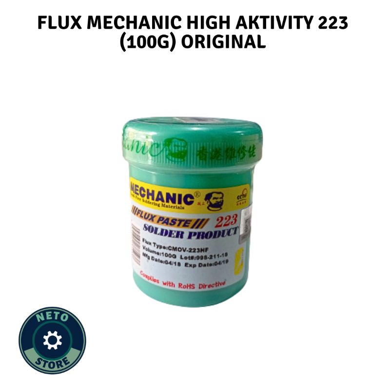 Jual FLUX MECHANIC HIGH ACTIVITY 223 (100G) ORIGINAL | Shopee Indonesia