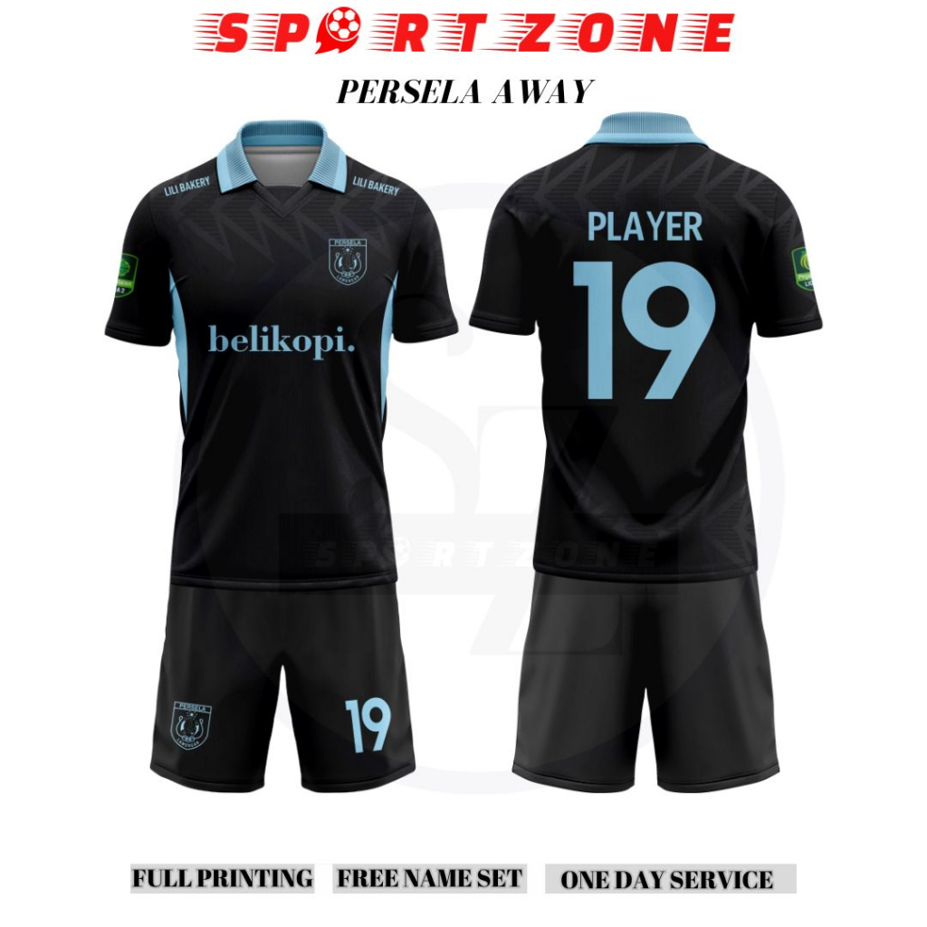 Jual Jersey baju bola PERSELA AWAY Liga 2 Indonesia 2023 - 2024 premium ...