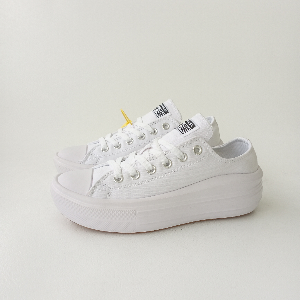 Jual Converse Chuck Taylor All Star Move OX Platform White | Shopee ...