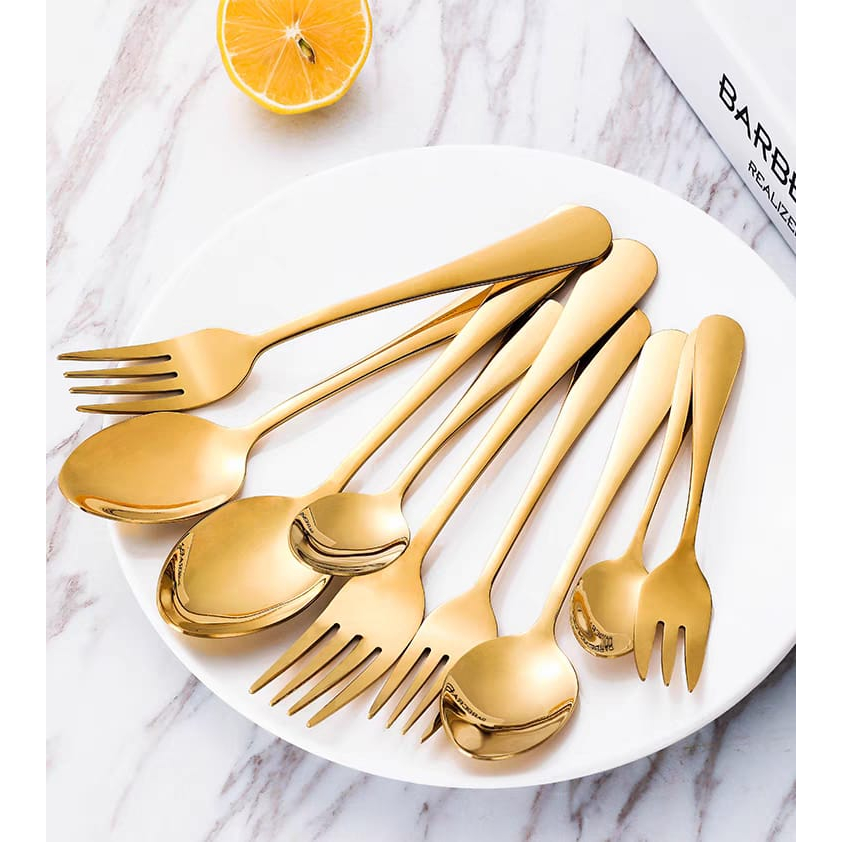 Jual Sendok Garpu Makan Besar Tebal/Sendok Garpu Besar Mewah Bahan ...