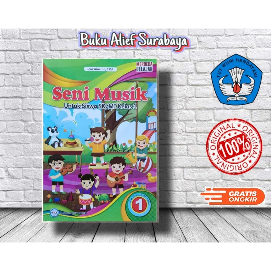 Jual Buku Siswa Seni Musik SD/MI Kelas 1 Merdeka Belajar Penerbit Global Offset Sejahtera GOS ...