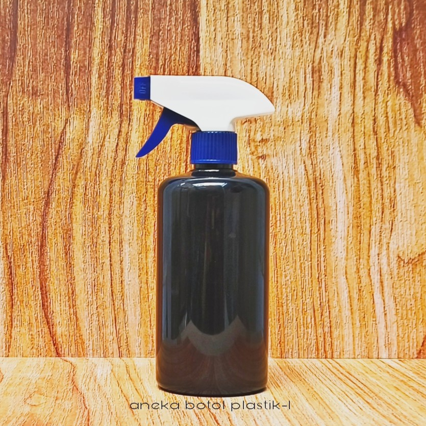 Jual Botol Kispray 500ml Hitam / Botol Spray 500ml Tutup Kispray N28 / Botol Plastik 500ml Hitam ...