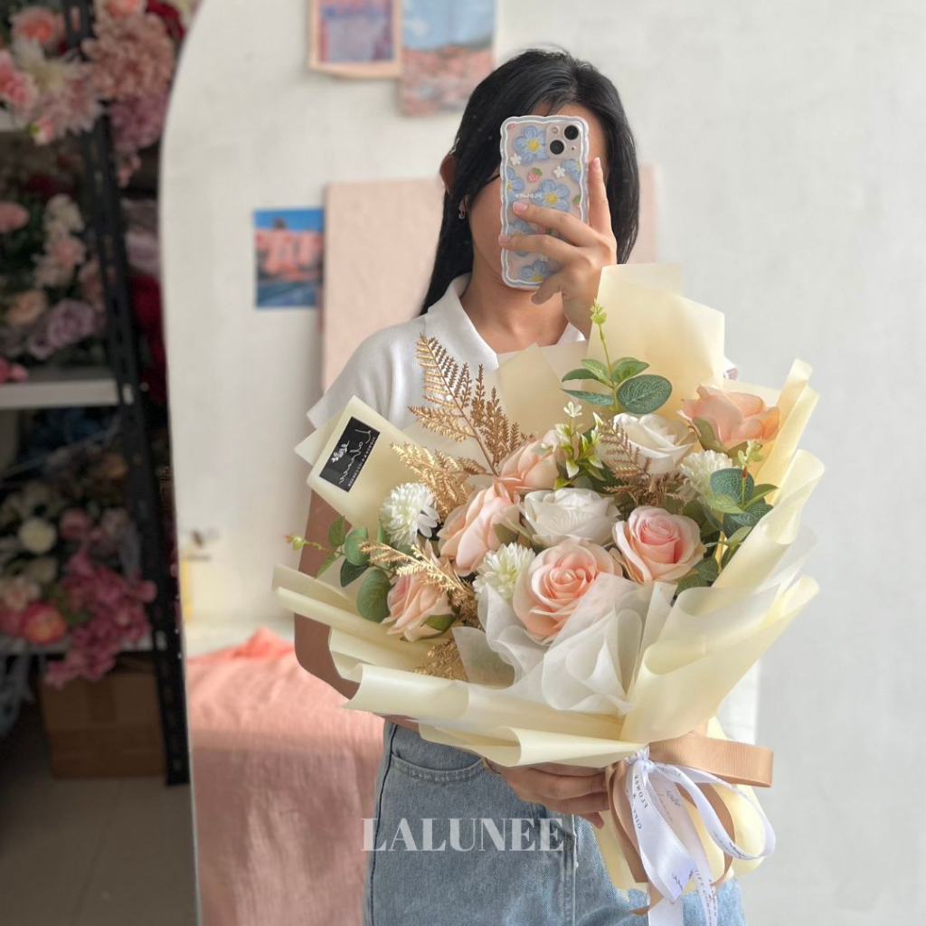 Jual PREMIUM ARTIFICIAL FLOWER BOUQUET - BUKET BUNGA PALSU PREMIUM ...