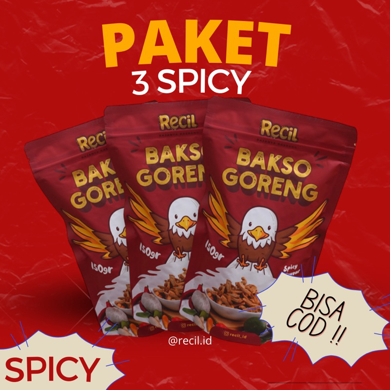 Jual PAKET 3 BASRENG RECIL / BAKSO GORENG 150gr / SNACK BASRENG ...