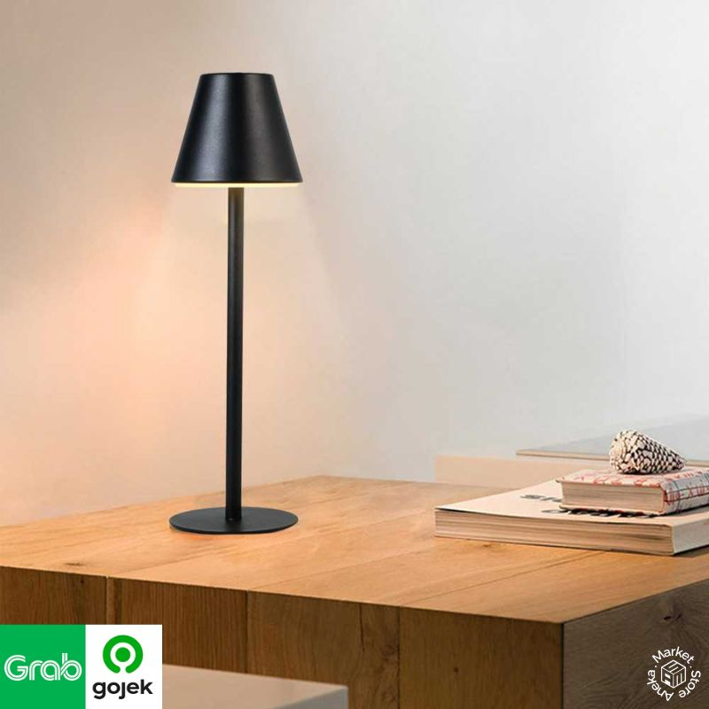 Jual Lampu Meja Touch LED Stand Desk Lamp USB Rechargeable Minimalis ...
