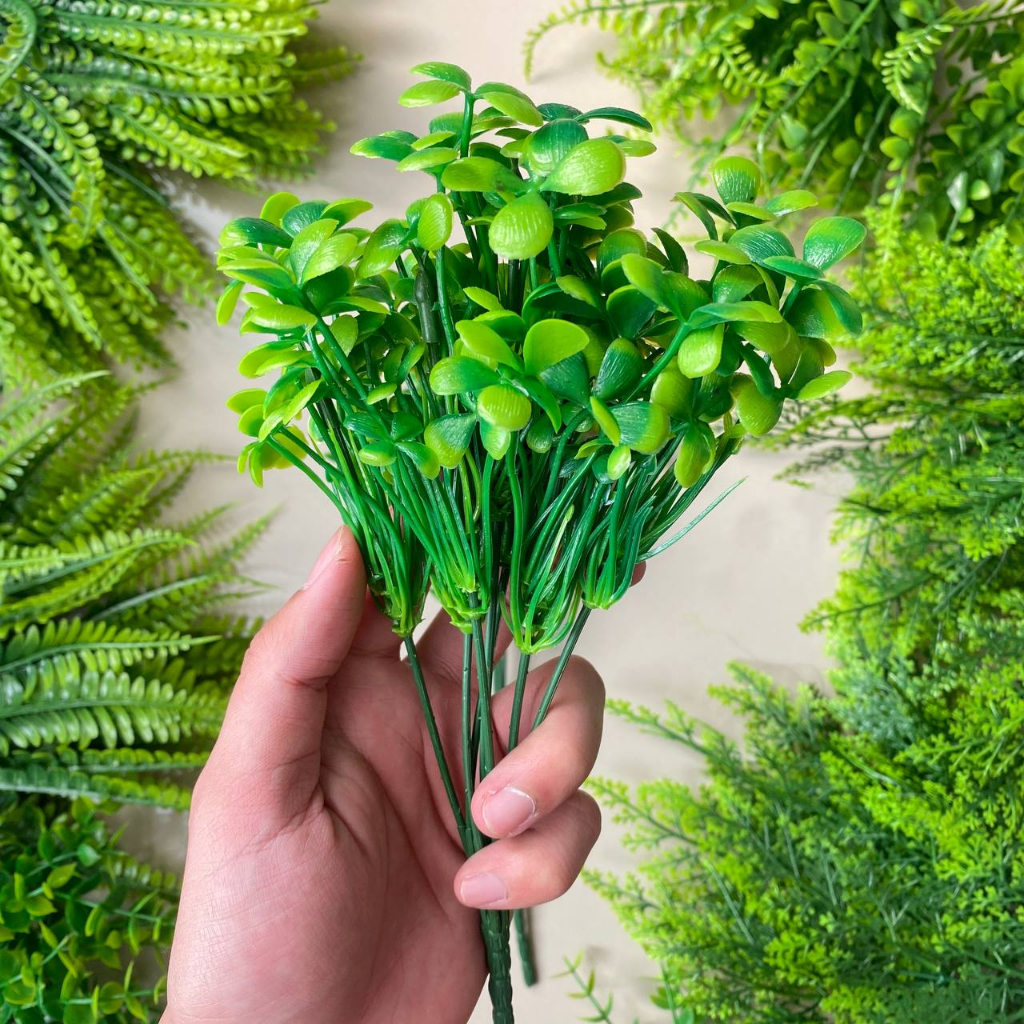 Jual Buket Batang Rumput Plastik - Hiasan Tangkai Artificial - Bunga ...