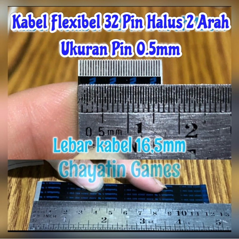 Jual Kabel Flexibel 32 Pin Halus 2 Arah Panjang sesuai Pilihan Varian ...