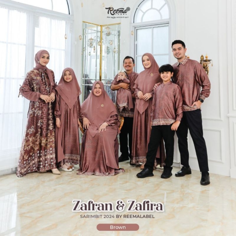 Jual SARIMBIT ZAFRAN DAN ZAFIRA FAMILY IED SERIES 2024 BY REEMA LABEL ...
