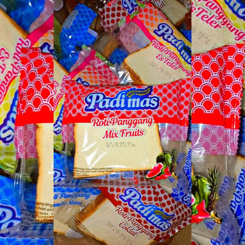 Jual ROTI PADIMAS ROTI PANGGANG ORIGINAL ANEKA RASA | Shopee Indonesia