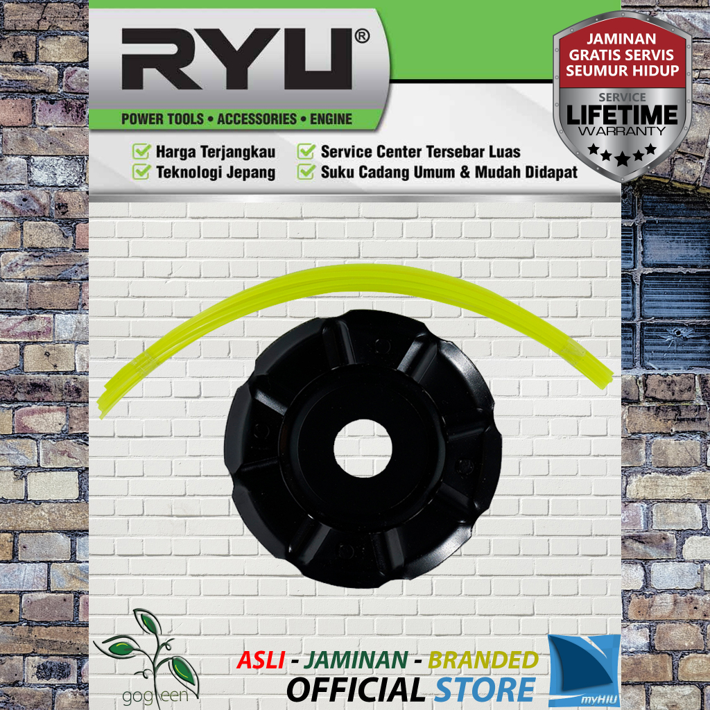 Jual Mata Pisau Pemotong Rumput 120 mm Tali Nilon Nylon - Trimmer Head ...