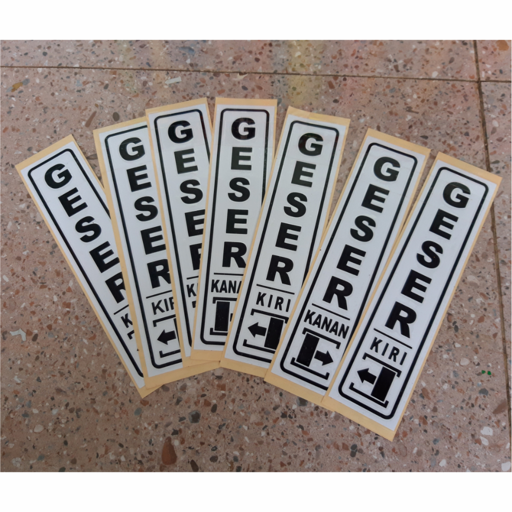 Jual STIKER PINTU GESER | Shopee Indonesia