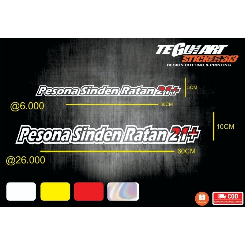 Jual STICKER PESONA SINDEN RATAN 21+ | Shopee Indonesia