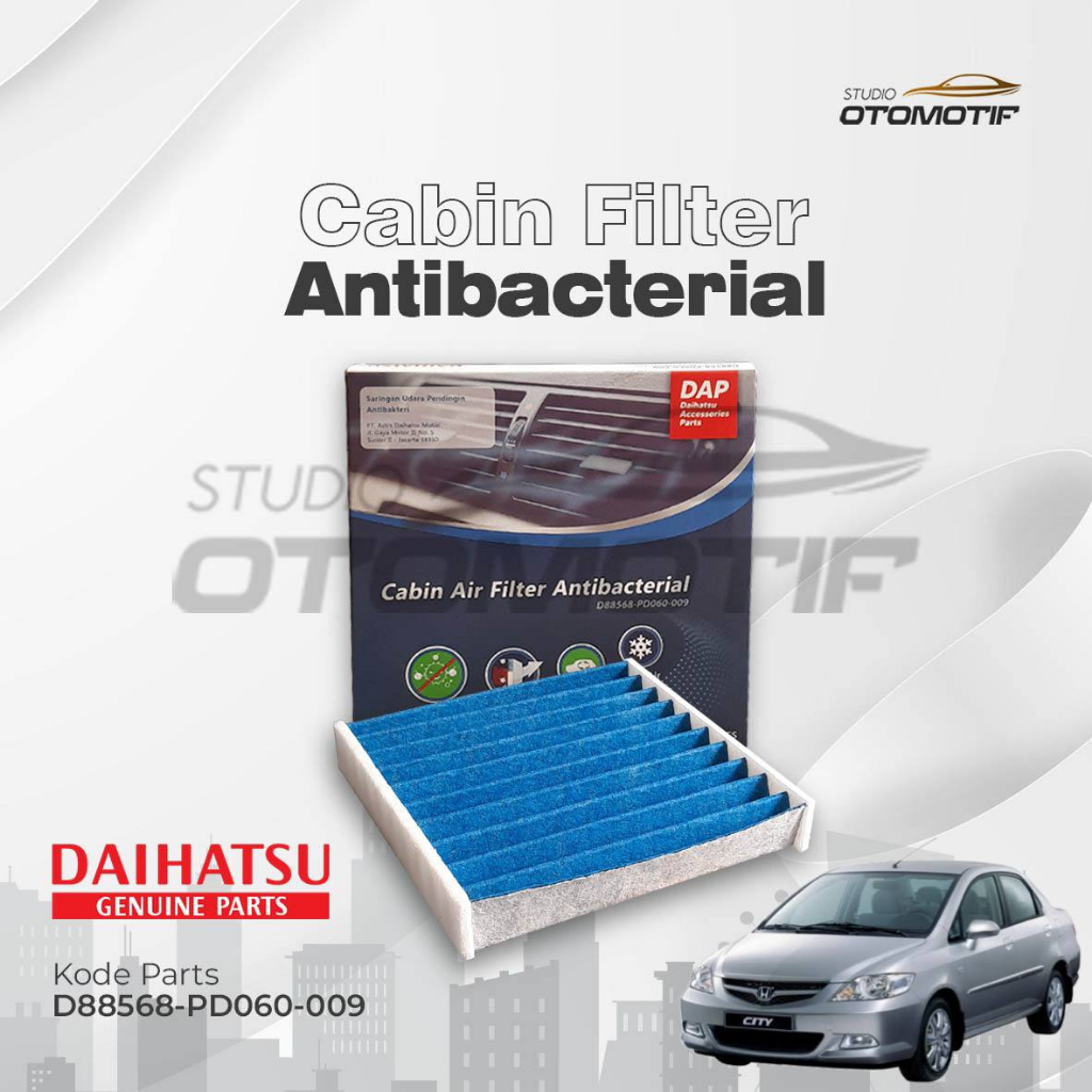 Jual Cabin Filter AC City Gd8 2003-2008 Carbon Antibacterial Daihatsu ...
