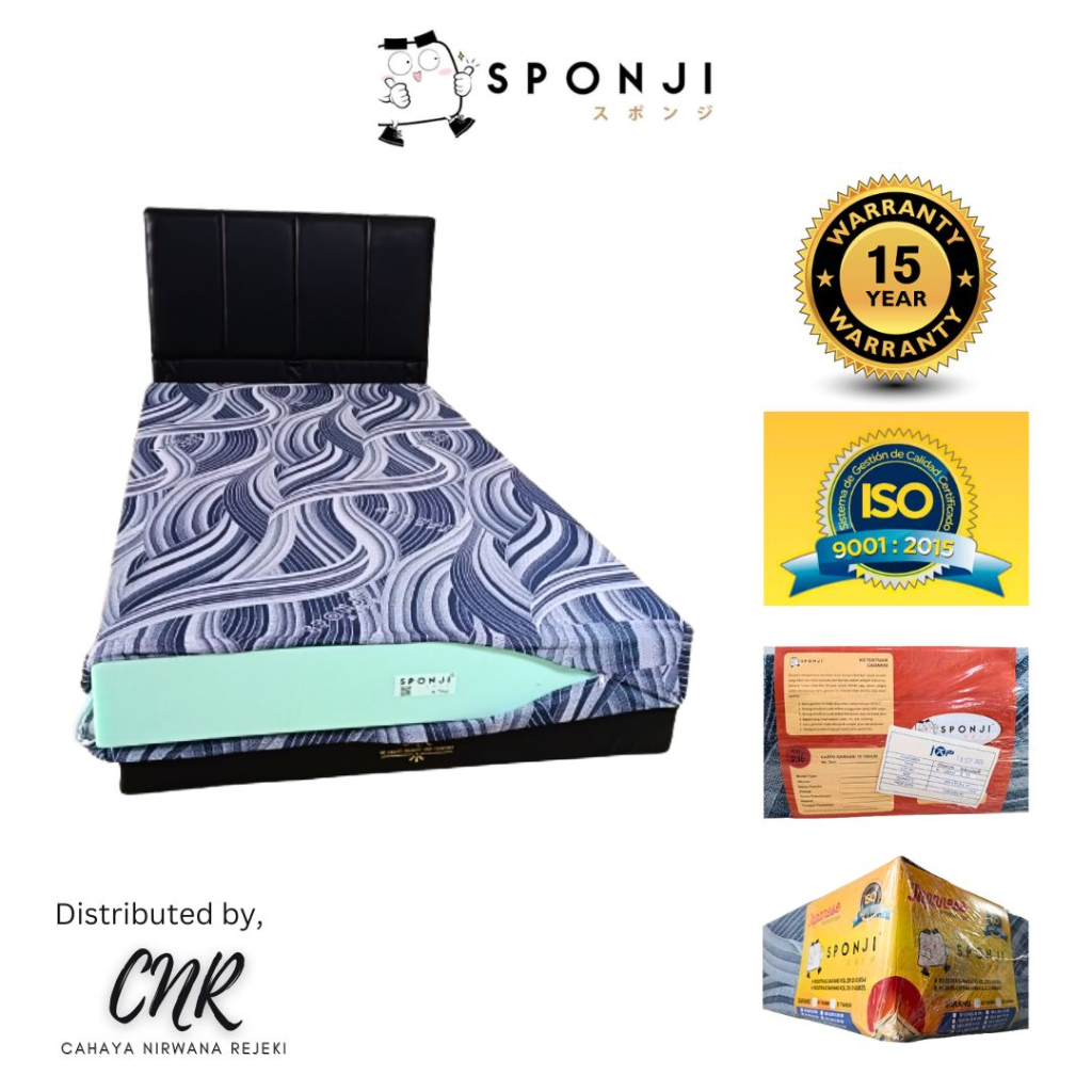 Jual matras kasur busa INOAC Yukata sponji D23 busa light blue premium ...