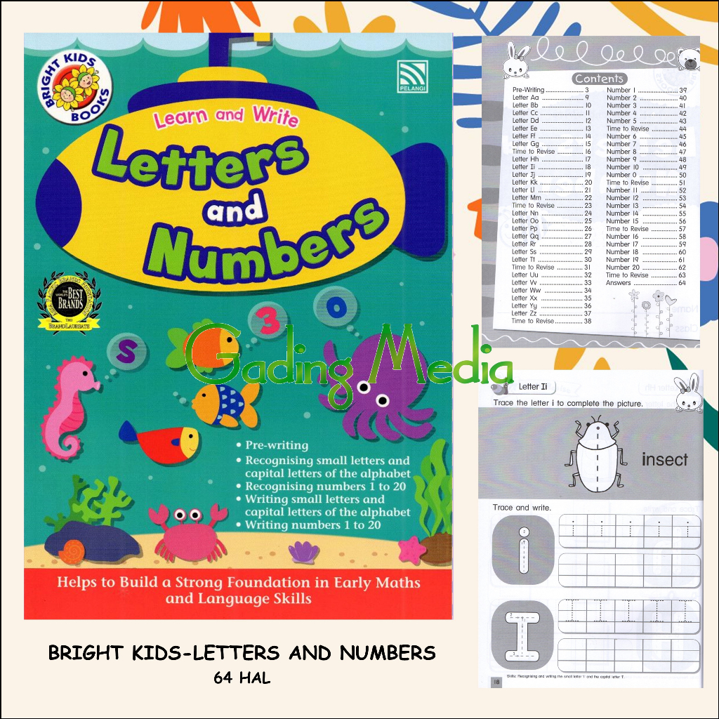 Jual Latihan Soal KB/TK - BRIGHT KIDS BOOKS NURSERY - ENGLISH-MATHS ...