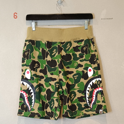 Jual Bape Short Big ABC Camo Side Shark Green | Shopee Indonesia