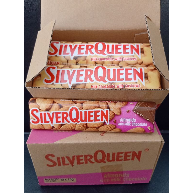 Jual SilverQueen 1 box isi 10x22g | Shopee Indonesia