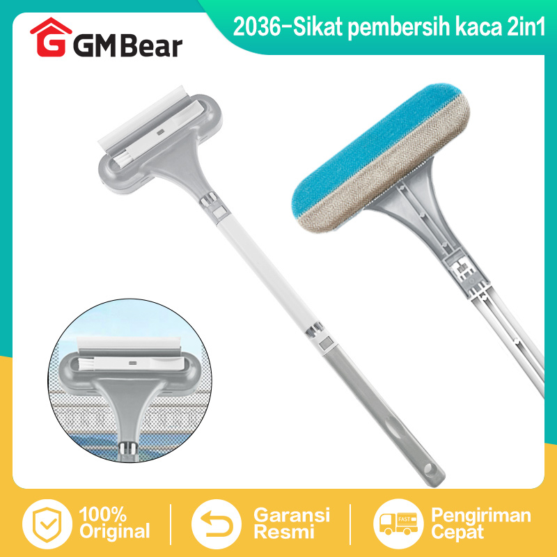 Jual GM Bear Alat Pembersih Kaca Jendela Wiper 2in1 2036 - Window ...