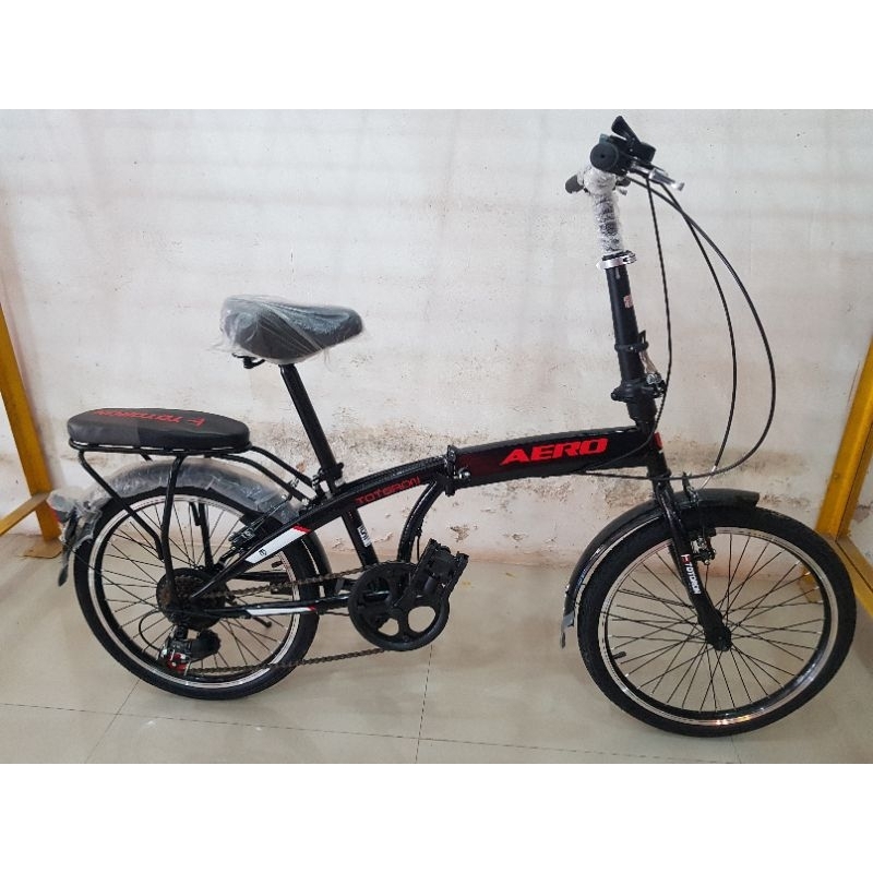 Jual Sepeda Lipat 20 inch TOTORON ( GIGI SHIMANO 7 SPEED ) ( WARNA ...