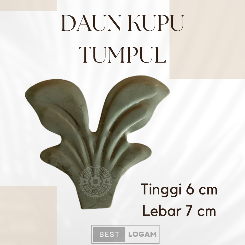 Jual Daun kupu tumpul besi plat aksesoris dan ornamen pagar tralis ...