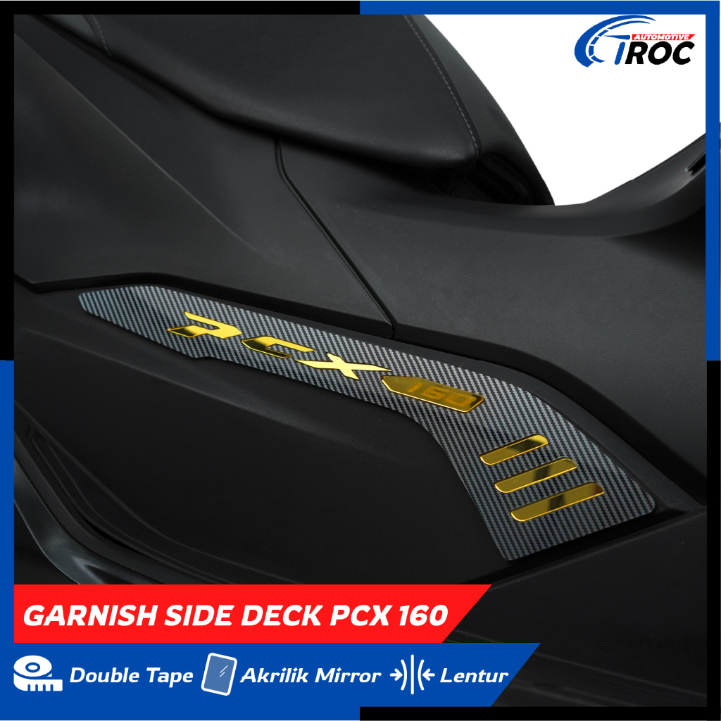 Jual COVER GARNISH SAMPING PCX 160 SIDE DECK PAD PCX 160 GARNISH PCX ...