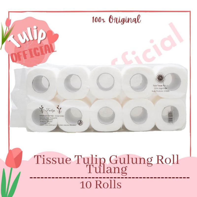 Jual Tisu Tissue Gulung Roll (Emboss) isi 10 Roll Non Perfumed | Shopee ...