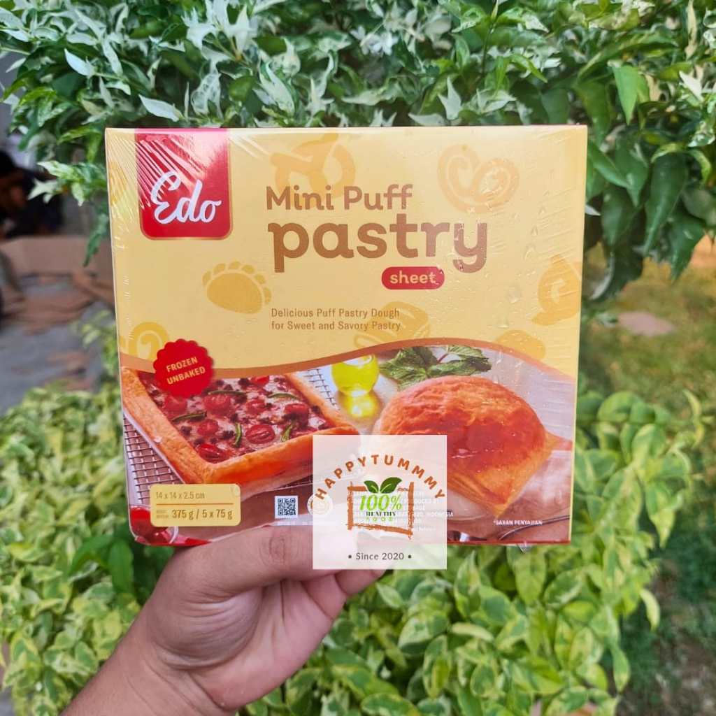 Jual HPT - MINI Puff Pastry Sheet Edo -Lembaran Adonan Pastri 375gr ...