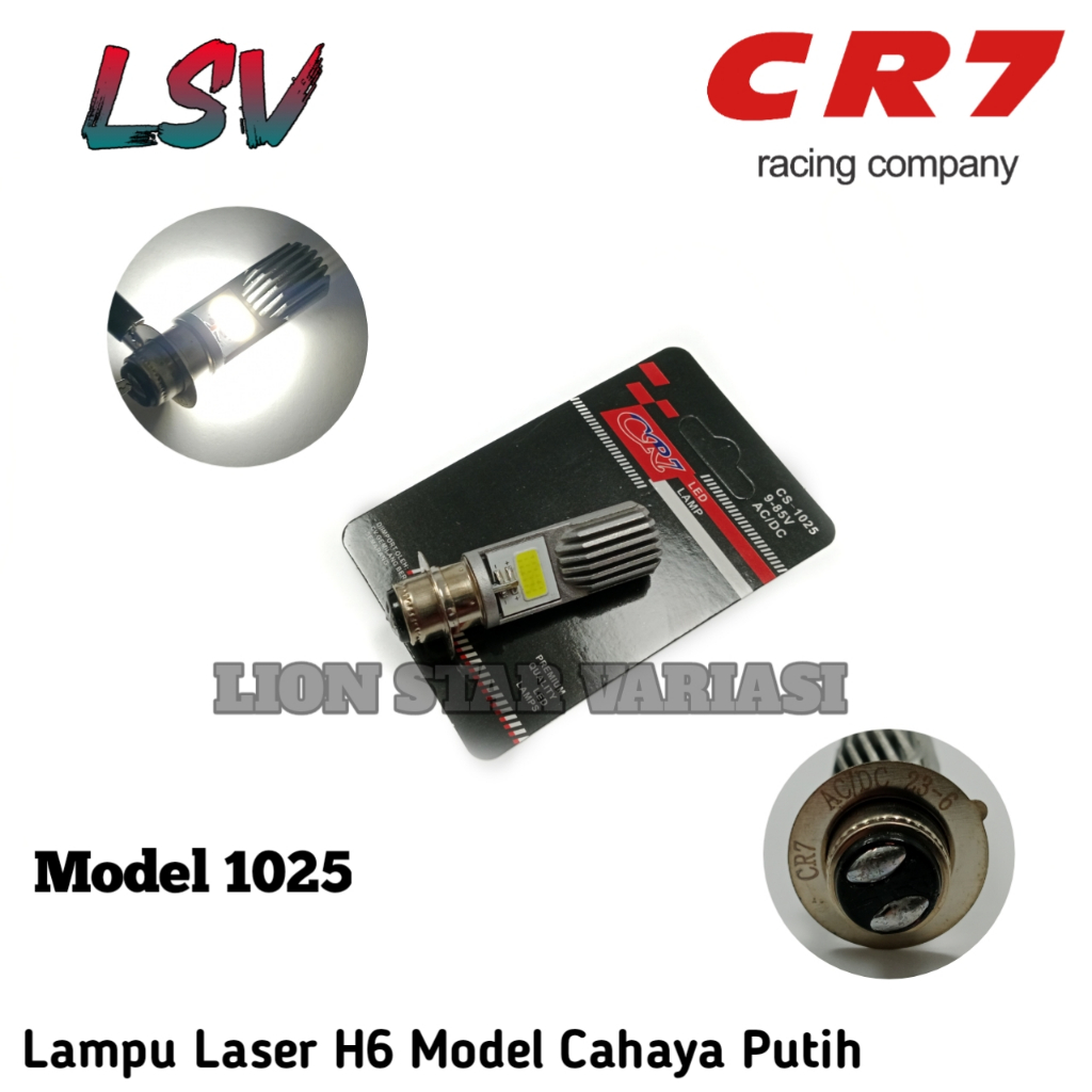 Jual Lampu Utama LED H6 Laser 2 Warna LED H6 Laser Motor Universal Putih Kuning Plus Senja Biru ...