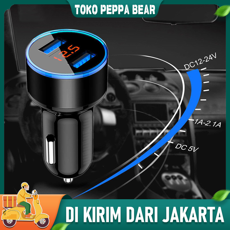 Jual Car Charger 3.0 4 USB Pengisian Cepat Adaptor Daya Mobil Pengisian ...