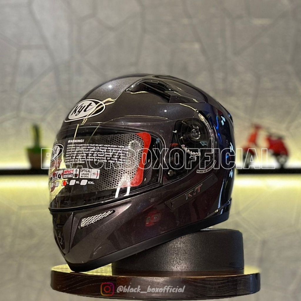 Jual KYT K2 Rider Solid Gunmetal | Shopee Indonesia