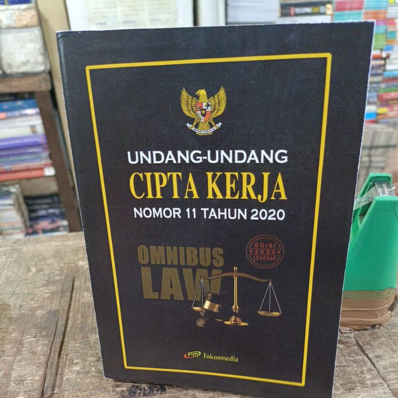 Jual UNDANG - UNDANG CIPTA KERJA NOMOR 11 TAHUN 2020 OMNIBUS LAW EDISI 2020 LENGKAP | Shopee ...