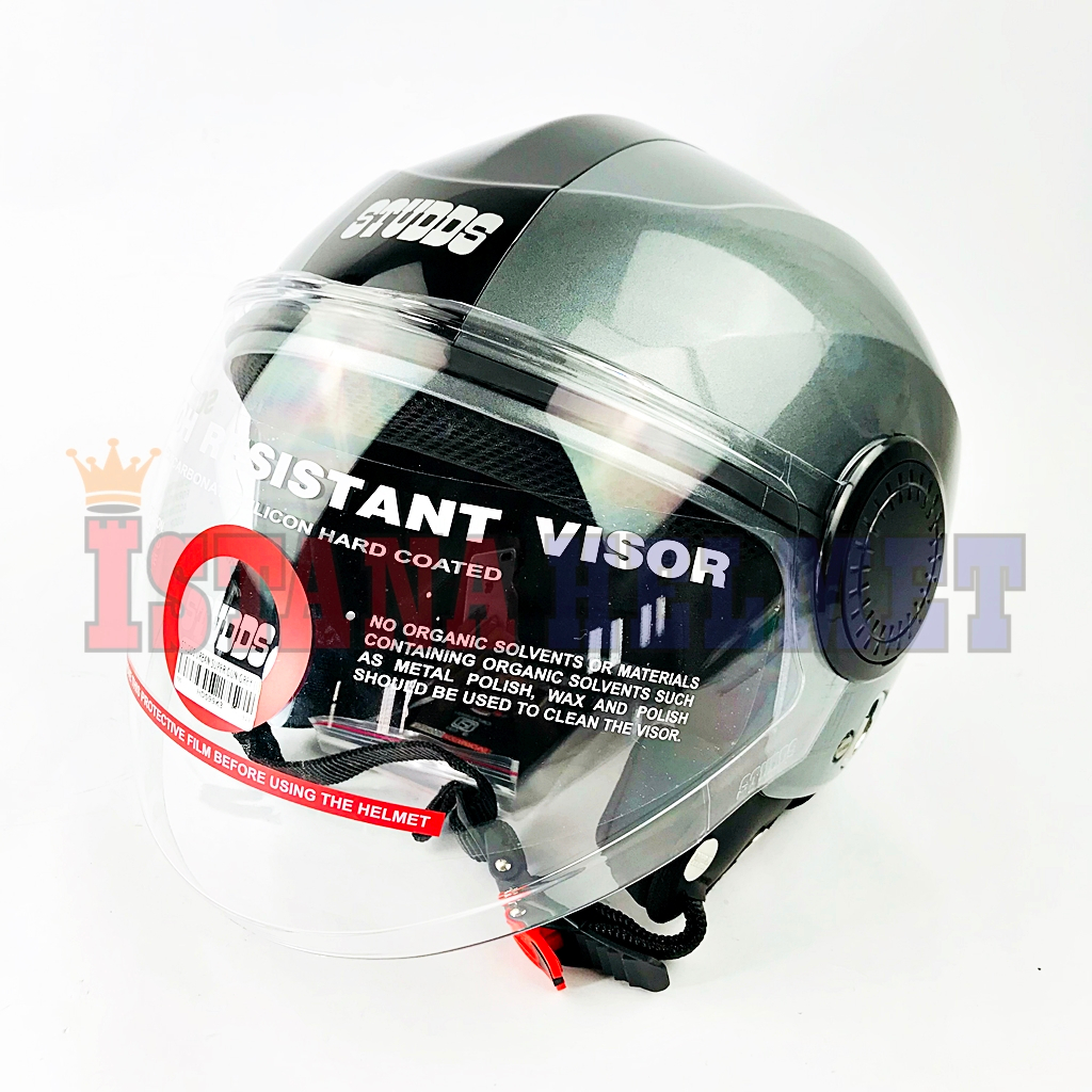 Jual HELM STUDDS URBAN SUPER GUN GREY ORIGINAL | Shopee Indonesia