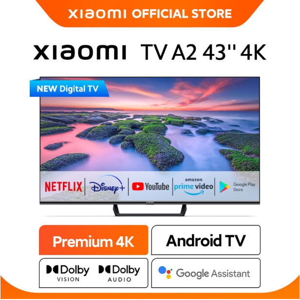 Jual Xiaomi LED Android TV 43" Ultra HD 4K UHD Mi TV A2 Dolby Audio ...