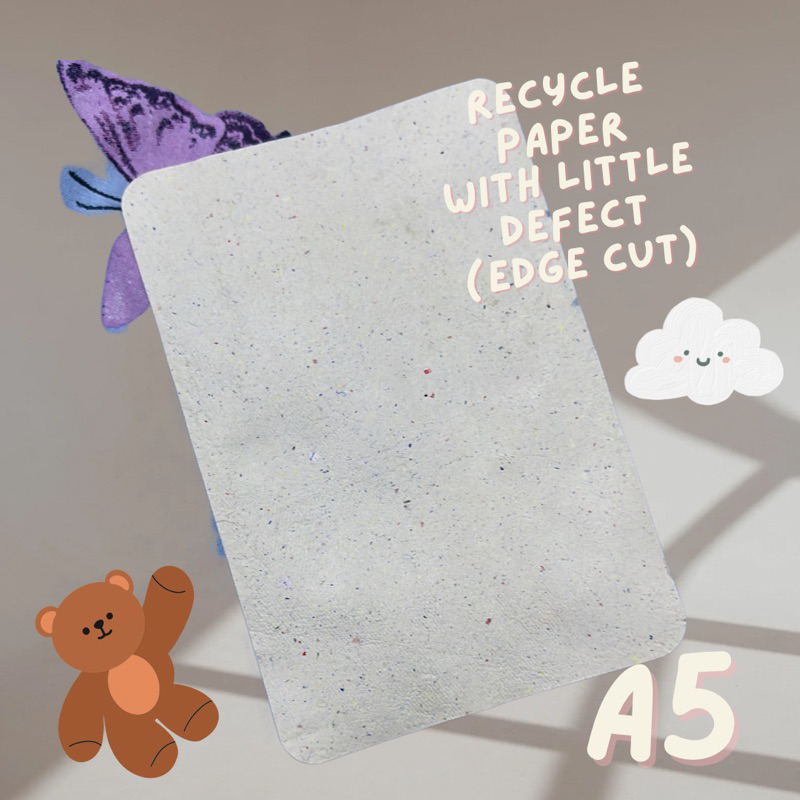 Jual recycle paper (kertas daur ulang) [MINIMAL order 10 pcs] | Shopee ...