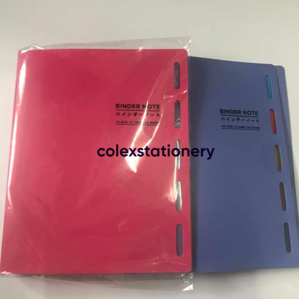 Jual Map Binder / Tempat Binder File Note Ukuran Kecil A5 Warna Polos ...