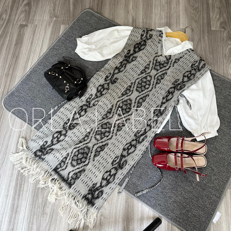 Jual Nana Vest (Ready Stock) BISA COUPLE Vest Kekinian / Vest Tenun ...