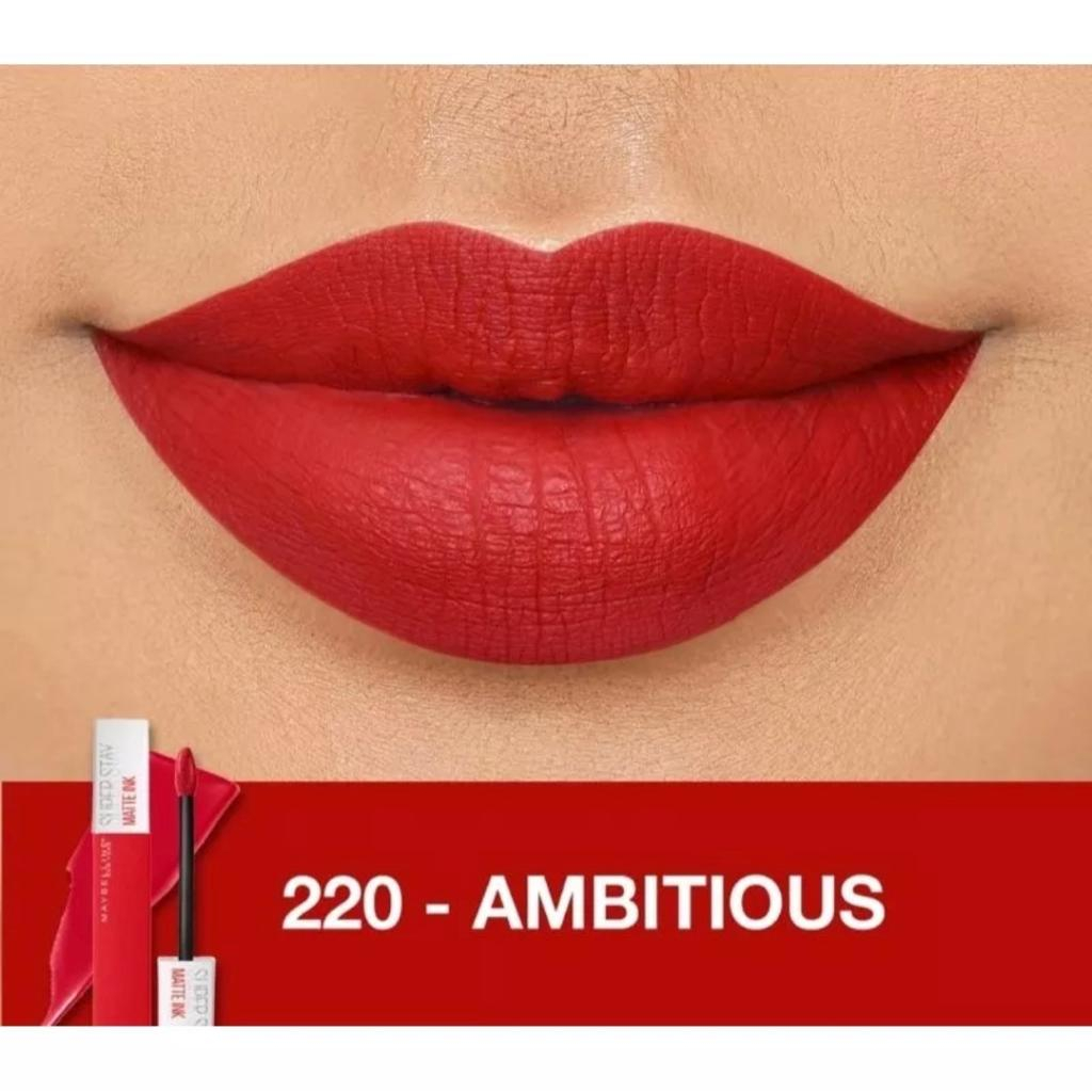 Jual Maybelline Super Stay Matte Ink Lipcream CITY || Rogue Reds ...