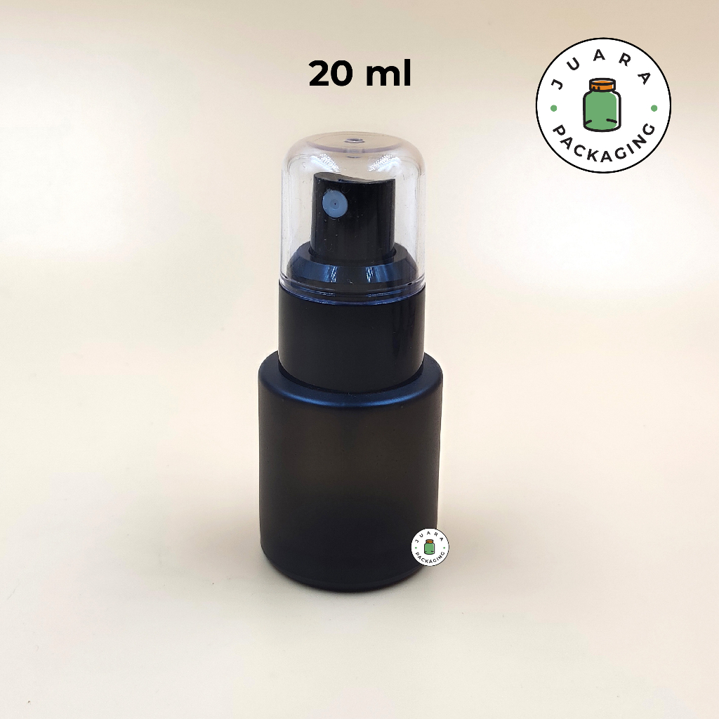Jual Botol Kaca Spray 20ml Warna Hijau Transparan dengan Tutup Bening ...