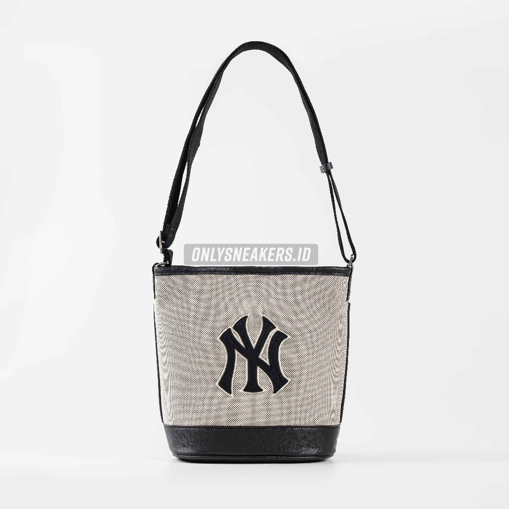 Jual MLB BASIC BIG LOGO CANVAS BUCKET BAG NEW YORK YANKEES (100% ...