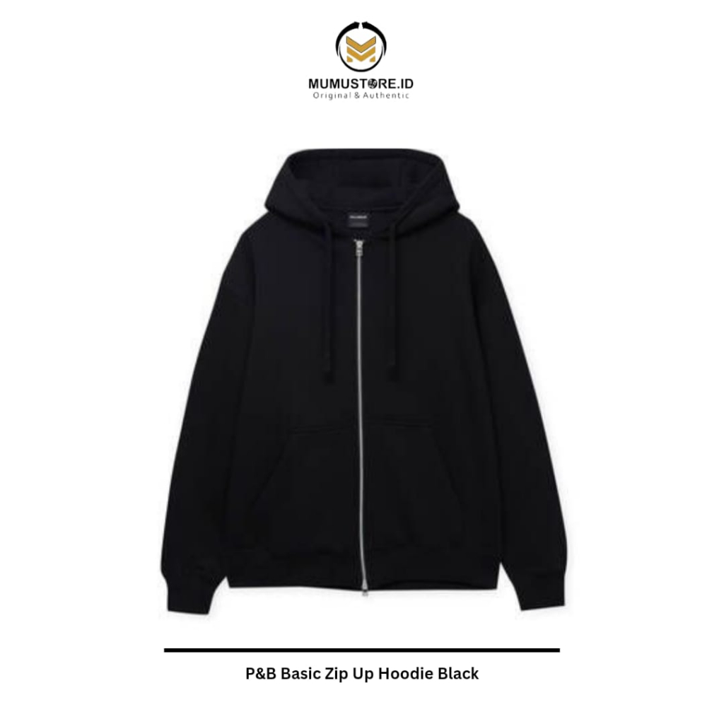 Jual JAKET BRANDED PULL ADN BEAR BASIC ZIP UP HOODIE BLACK ORIGINAL 100% | Shopee Indonesia