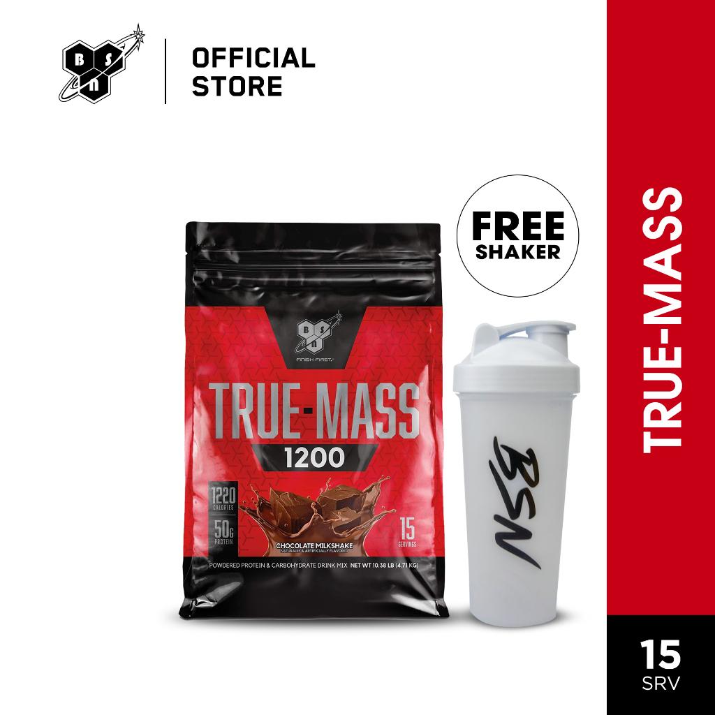 Jual BSN True Mass 1200 Protein Mass Gainer 10 lb (50 Gr) | Shopee ...