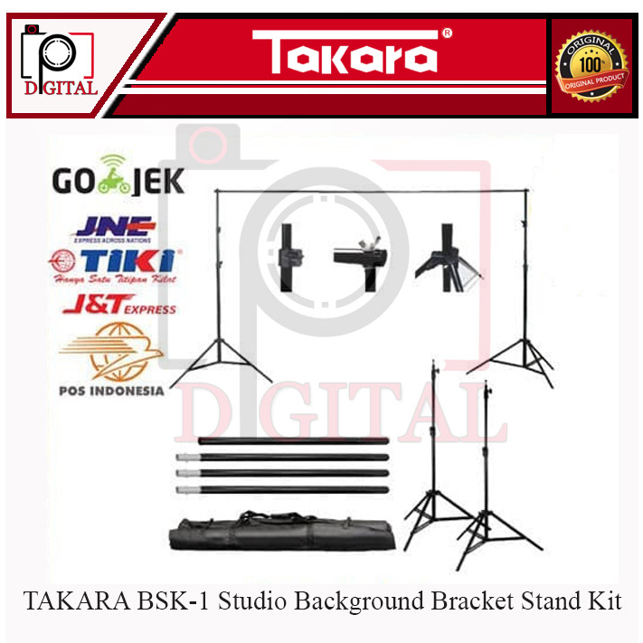 Jual TAKARA BSK-1 Studio Background Bracket Stand Kit | Shopee Indonesia