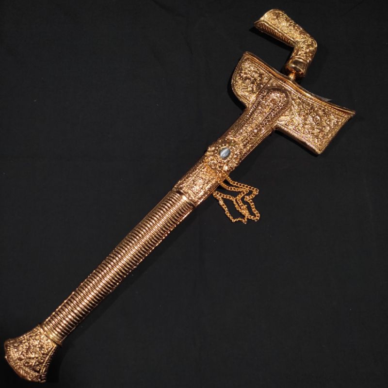 Jual Warangka Keris Bugis Melayu Model Corok Full Sembur Emas / Sepuh ...