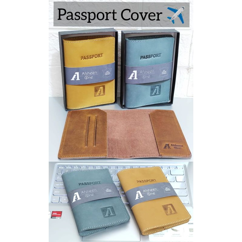 Jual Passport Cover / Sampul Passport / Luggage Teg / Bahan kulit ...