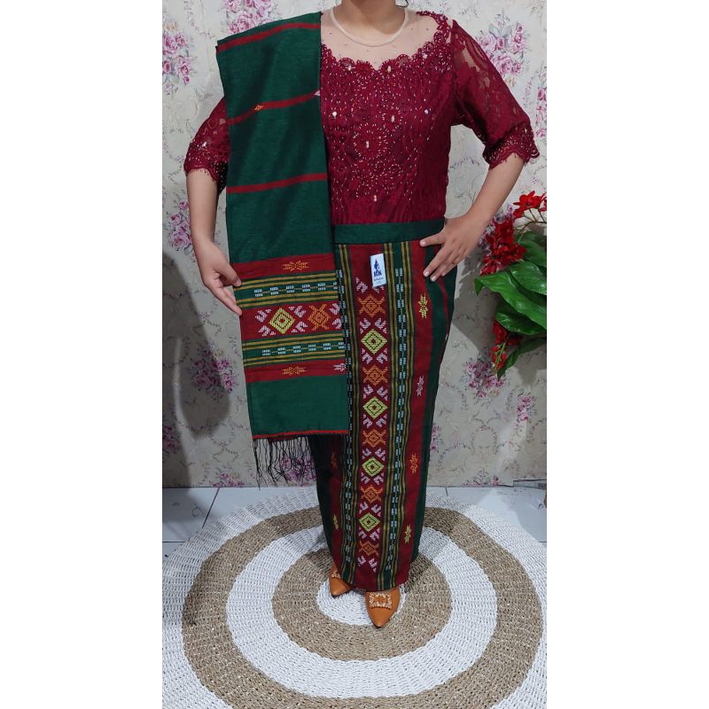 Jual Rok tenunan+Selendang | Shopee Indonesia