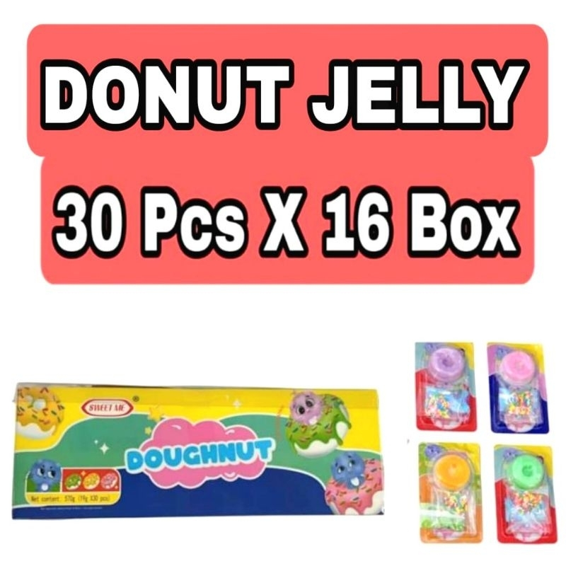Jual Permen Cemilan Snack Jeli Jelly Donat Donut Doughnut Dunkin Jco ...