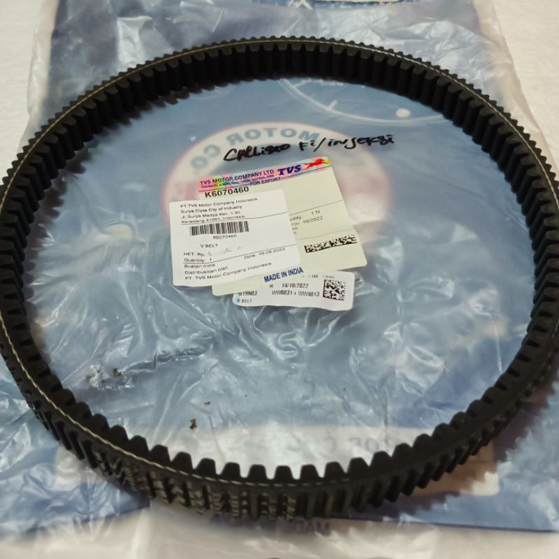 Jual VANBELT V-BELT TVS CALLISTO FI INJEKSI ORIGINAL | Shopee Indonesia