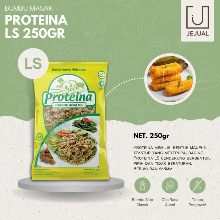 Jual DAGING NABATI Proteina LS 250gr Protein Dari Jamur Vegetarian/Vege ...