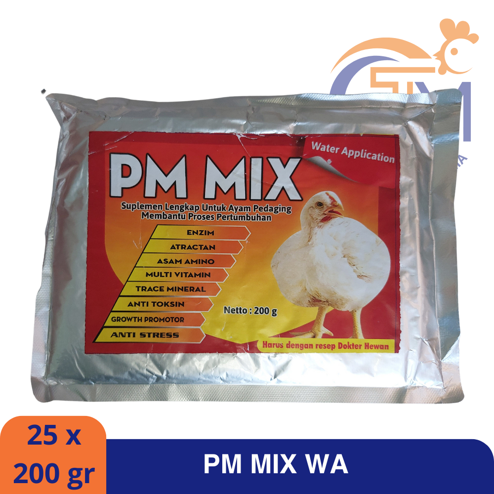 Jual PM MIX WA | Pemacu pertumbuhan ayam broiler | suplemen ayam ...