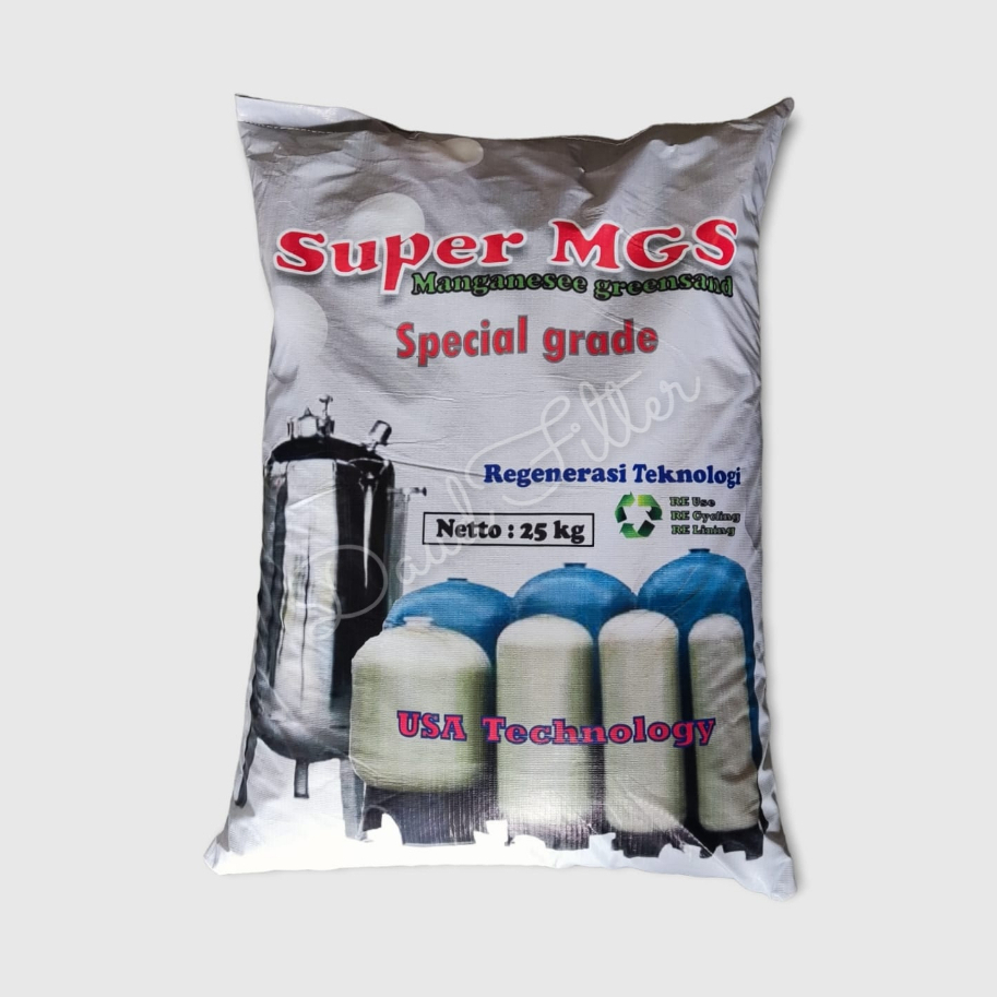 Jual Manganese Greensand Super MGS Media Filter Air 1 Sak 25 kg ...